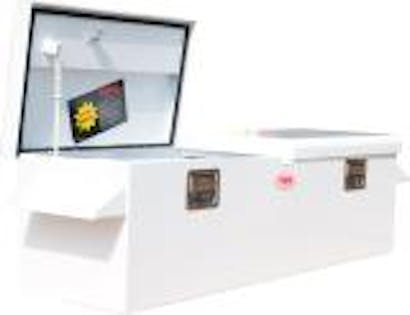 RKI Truck Equiptment M54-2 Double Lid Steel Chest Box With Mounts ...