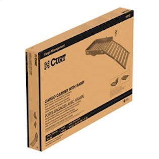 CURT 18112 50 x 30 Black Aluminum Hitch Cargo Carrier with Ramp ...
