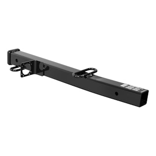 CURT 45048 Receiver Tube Adapter (2-1/2 to 2 Shank, 4,500 lbs. GTW, 34 ...