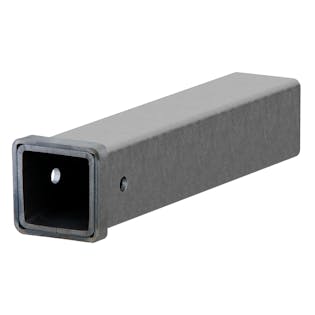 CURT 49518 18 Raw Steel Receiver Tubing - 3 Receiver, 5/8 Pin Hole
