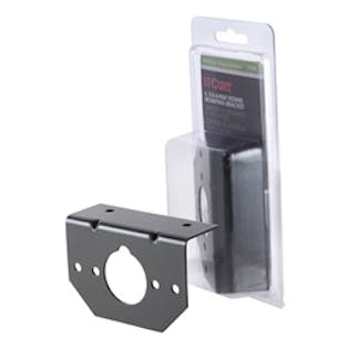 CURT 57208 Connector Mounting Bracket for 4-Way & 6-Way Round (Packaged)
