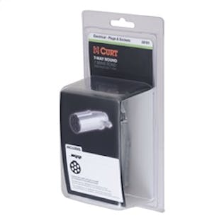CURT 58160 7-Way Round Connector Plug (Trailer Side)