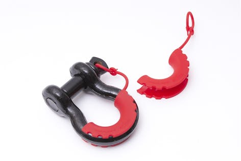 Daystar KU70062RE Locking D Ring Isolator 7/8" Polyurethane Red