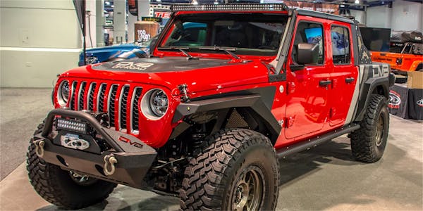 DV8 Offroad FDGL-02 Jeep Gladiator JT Armor Fender Flares | Front & Rear
