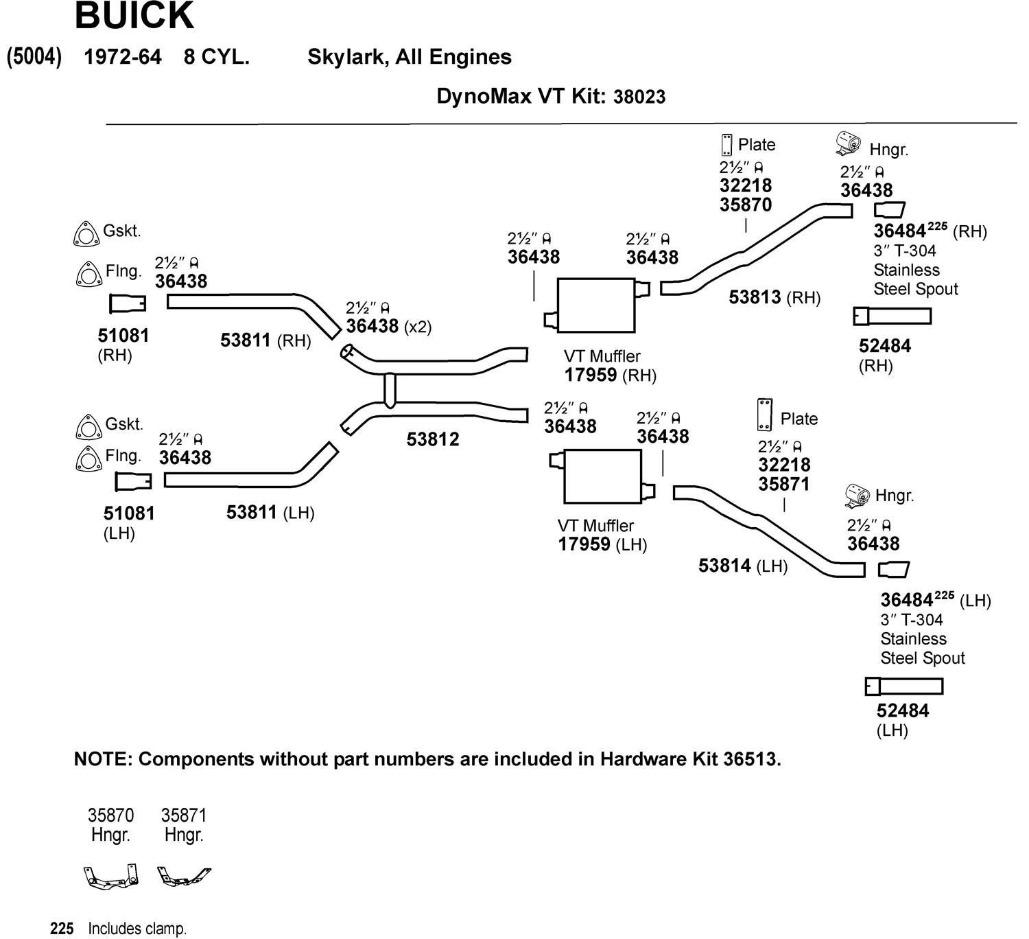 Dynomax 51081 Dynomax Intermediate Pipe
