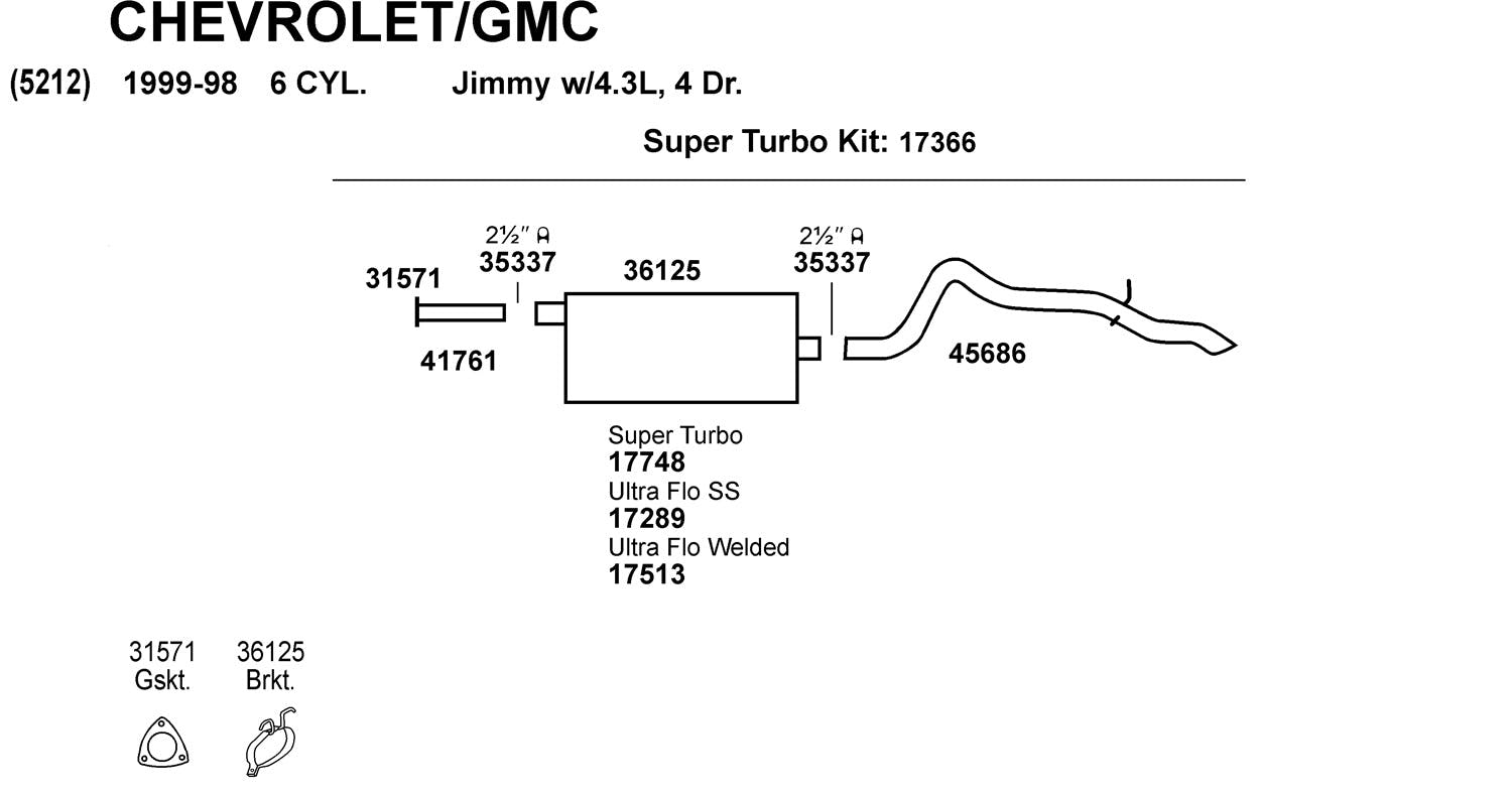 Dynomax 45686 Dynomax Tail Pipe