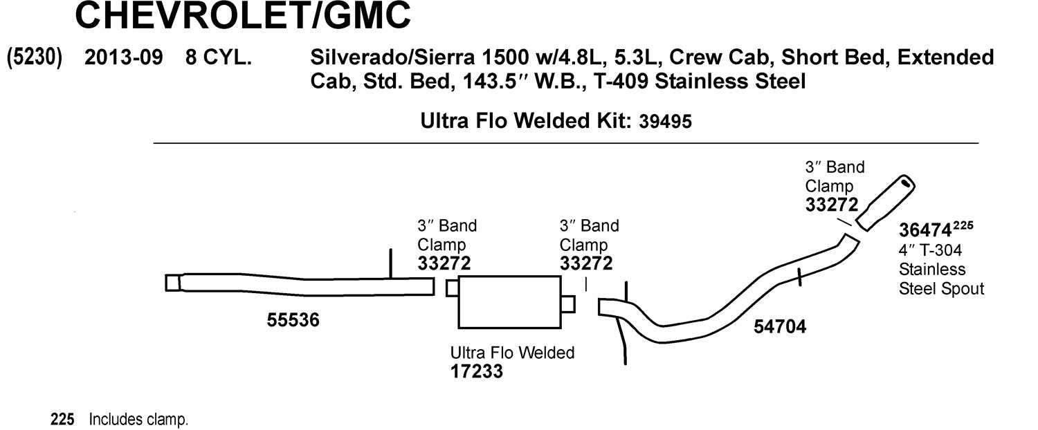 Dynomax 33272 Walker Mega-Clamp Band Clamp