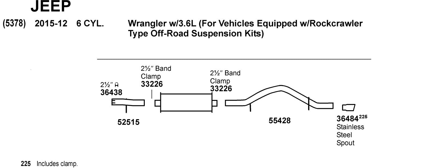 Dynomax 55428 Dynomax Exhaust Tail Pipe