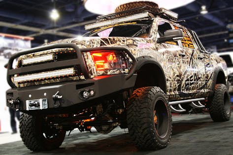 Fab Fours DR10-A2950-1 Premium Winch Bumper with Full Grill Guard