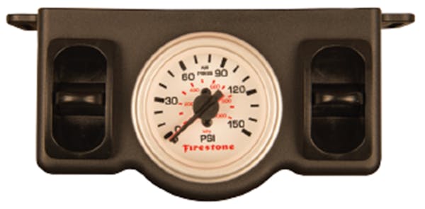 Firestone Ride-Rite 2576 Plastic Dual Electric White Gauge