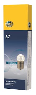 Hella Inc 67 BULB 67 12V 8W 4CP BA15s G6