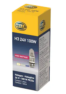 Hella Inc H3 24V 100W HELLA Headlight Bulb H3 24V 100W