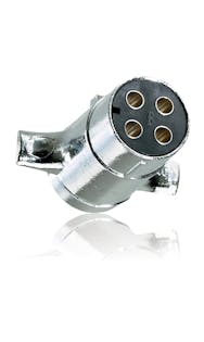 Hopkins Towing 48325 4-Pole Round Trailer End Connector