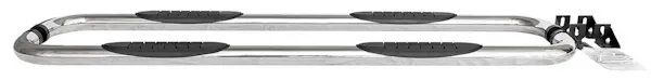 ICI NERF99DGX 3 Round Bar. Bright Mirror Finish. Molded Step Pad