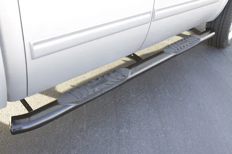 LUND 23891007 5 Inch Oval Curved Nerf Bar - Black