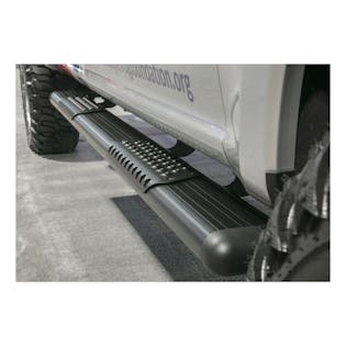 LUVERNE 584088-571523 O-Mega II 6" x 88" Black Aluminum Side Steps ...