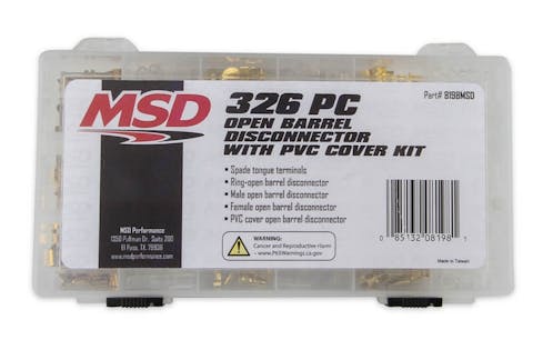 MSD Performance 8198MSD MSD Open Barrel Connector Kit