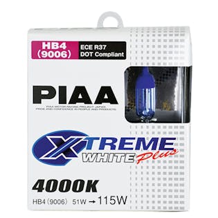 PIAA 19616 9006 (HB4) Xtreme White Plus Twin Pack Halogen Bulbs