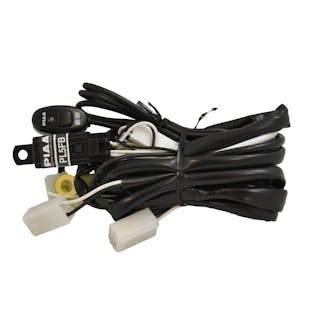 PIAA 34085 Wiring Harness Up To 85W (PL5FB) with White Square Connectors