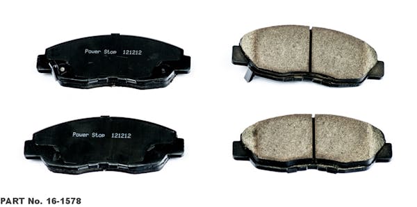 Power Stop LLC 16-1578 Z16 Evolution Ceramic Clean Ride Scorched Brake Pads