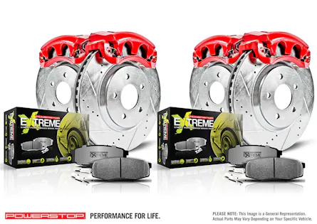 Power Stop LLC KC4079-26 Z26 Extreme Street Warrior 1-Click Brake Kit w ...
