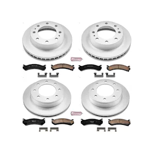 Power Stop LLC CRK2023 Z17 Evolution Brake Kit with Genuine Geomet ...