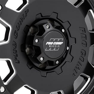 Pro Comp Steel Wheels 5160-7983 Hammer Series Satin Black Finish