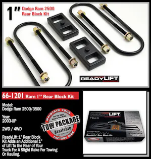 ReadyLift 66-1201 Suspension Leaf Spring Block Kit