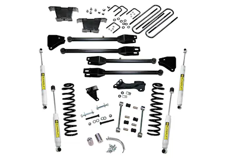 Superlift K233 4" Lift Kit - 08-10 F-250/F-350 4WD - Diesel - w/ 4-Link ...