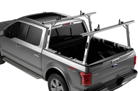 Thule 37003XT Thule TracRac Pro 2 super duty truck rack silver