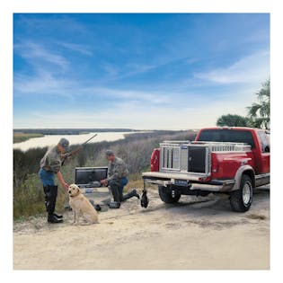 UWS DB-4848N 48 X 48 Aluminum Dog Box Double Door with Full Enclosure ...