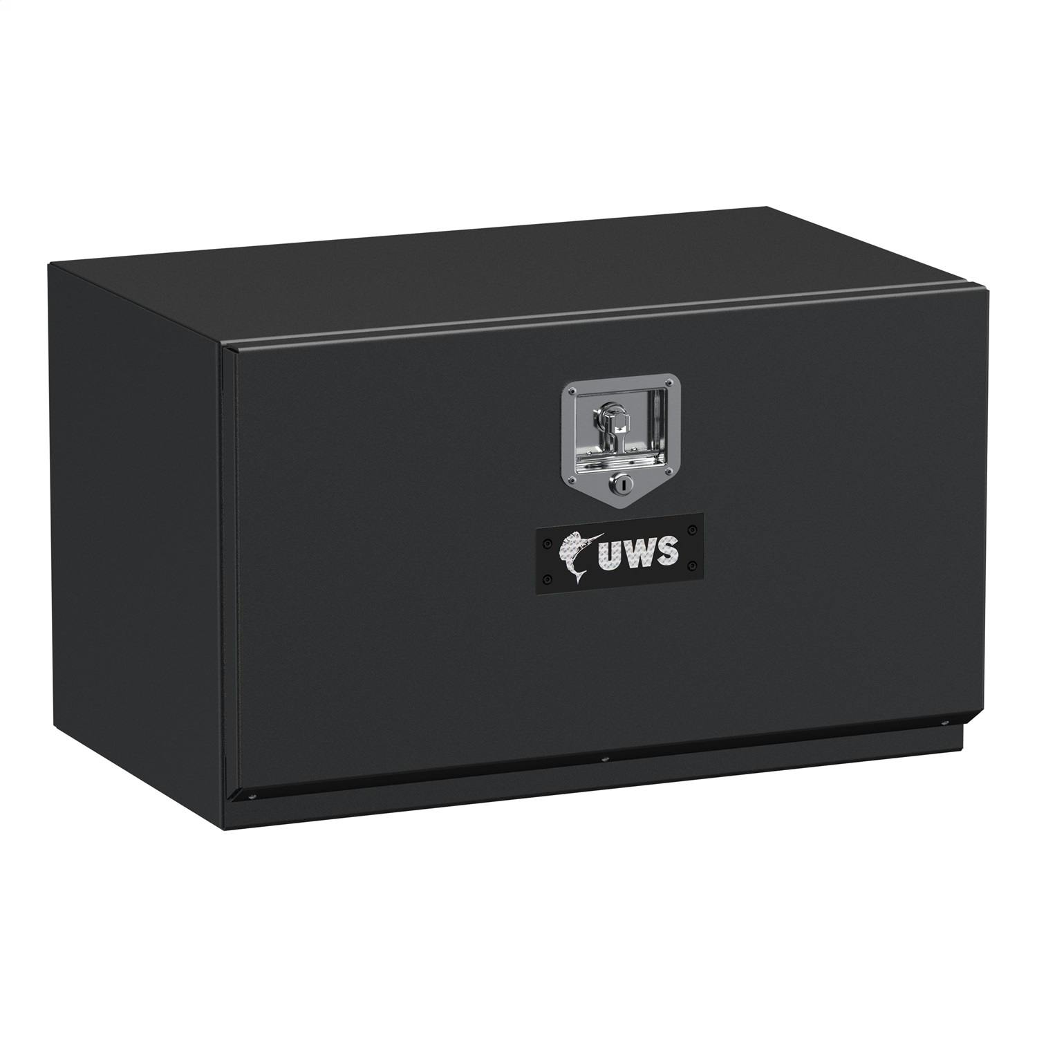 UWS ST TBUB 30 MB Matte Black Steel 30 Single Door Underbody Tool Box