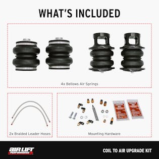 Air Lift Performance 83013 Air Lift Performance Coil to Air Upgrade kit ...