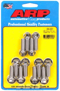 ARP 434-2001 Stainless Steel hex intake manifold bolt kit
