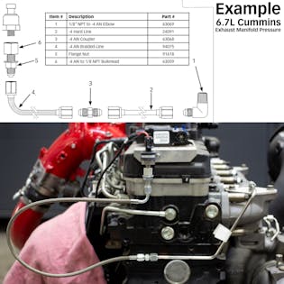 Banks Power 66422 Gas Pressure Sensor Remote Mount Kit