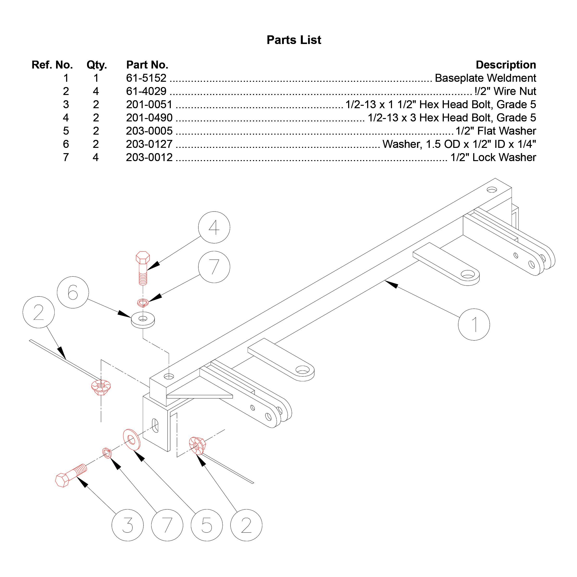 Blue Ox BX3732 Tow Bar Base Plate, Toyota Tacoma 2Wd