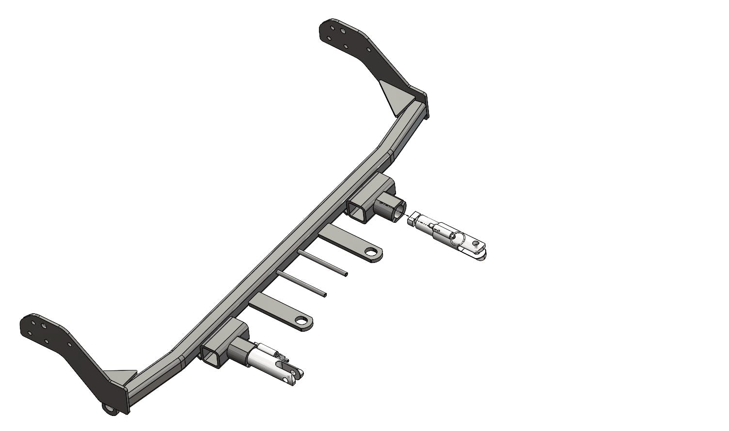 Blue Ox BX3829 Tow Bar Base Plate, Vw Cc Sport E13