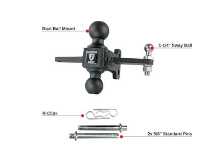 BulletProof Hitches MDSWAYCONTROLBALL BulletProof Medium Duty Sway ...