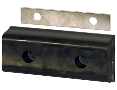 Buyers Products Company 441466 Extruded Rubber Rectangular Bumper With ...