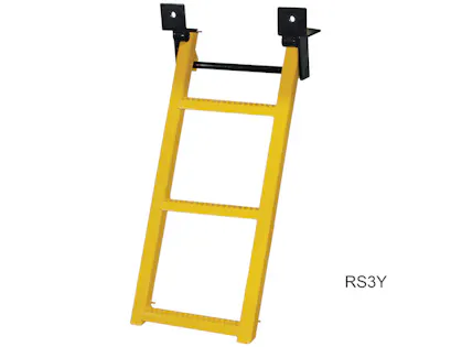 Buyers Products Company RS3Y 3-Rung Yellow Retractable Truck Steps With ...