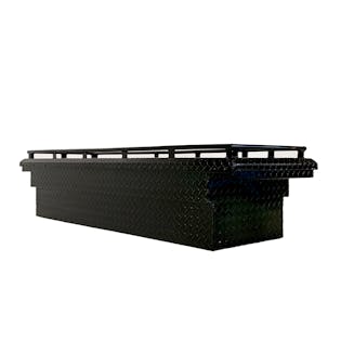 CamLocker Toolbox - Low Profile Truck Tool Box with Rails Black Gloss ...
