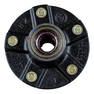 CURT 2024029105 Idler Hub with Races & Wheel Studs, 2,200-lb. Axles, 5 ...