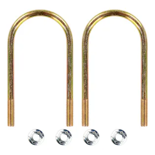 CURT 2024117450 Trailer Axle U-Bolt & Nut Kit, 10,000-lb. Axles, 4 ...
