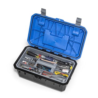 DECKED AD6 Crossbox - Drawer Tool Box - blue lid