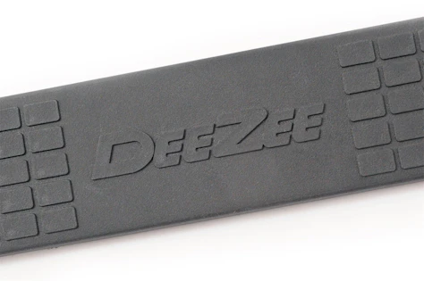 Dee Zee DZ372519 Textured Black Steel Side Steps 4 in. Oval Cab Length