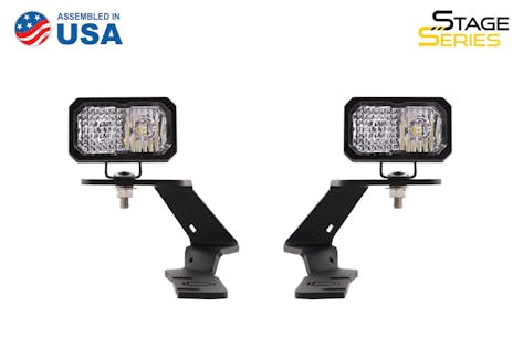 Diode Dynamics DD6587 Allows you to mount two Stage Series 2" LED Pods ...