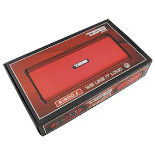 DS18 S-1800.4/RD SELECT Full-Range Class Ab 4 Channel Amplifier 1800 ...