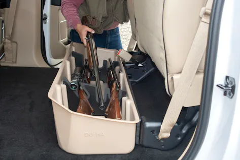 DU-HA 20113 Underseat Storage / Gun Case, Java/Brown