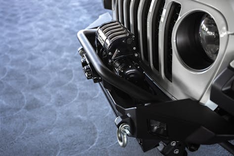 DV8 Offroad FBJL-07 FS-7 Mid-Width Winch Front Bumper, Jeep Wrangler JL ...