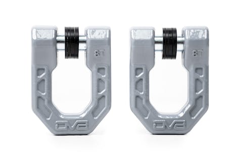 DV8 Offroad UNSK-01GR Gray DV8 Elite Series D-Rings (Pair)